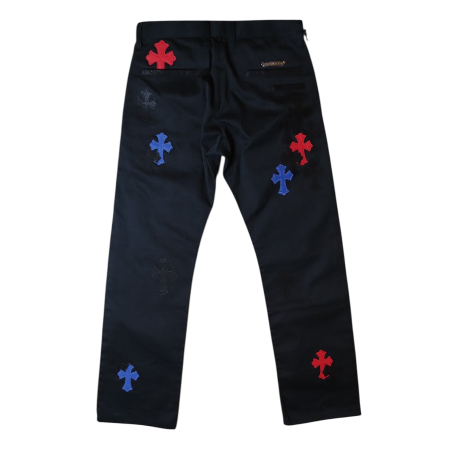 CH Blue/Red/Black Patch Chino Pants – Red Rose Hype Shop